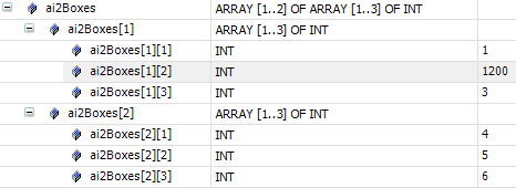 Datentyp: ARRAY OF